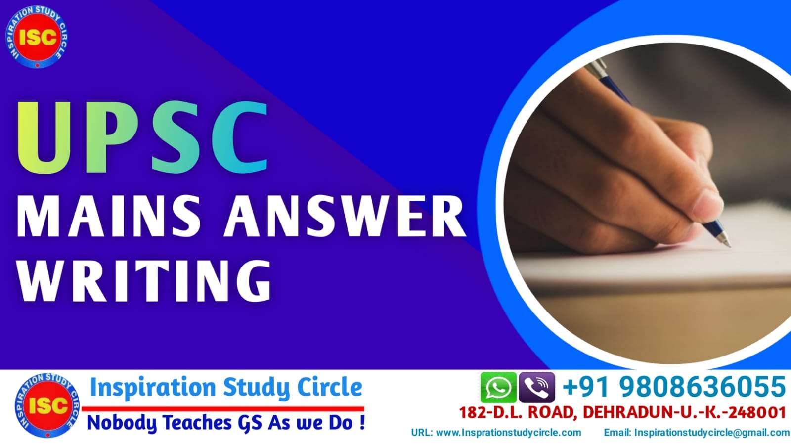 Mains Answer Writing Practice! - Inspiration Study Circle